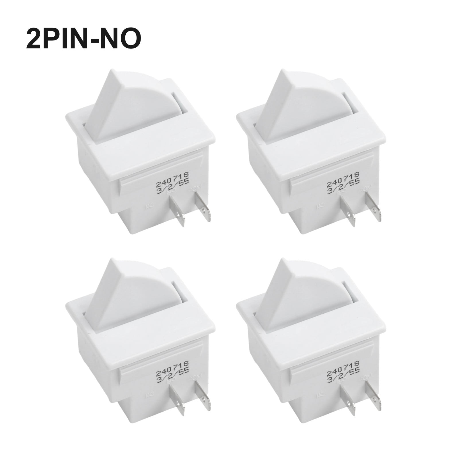 4Pcs Refrigerator Door Light Switch 2/3-Pin No/Nc Induction Anti ...