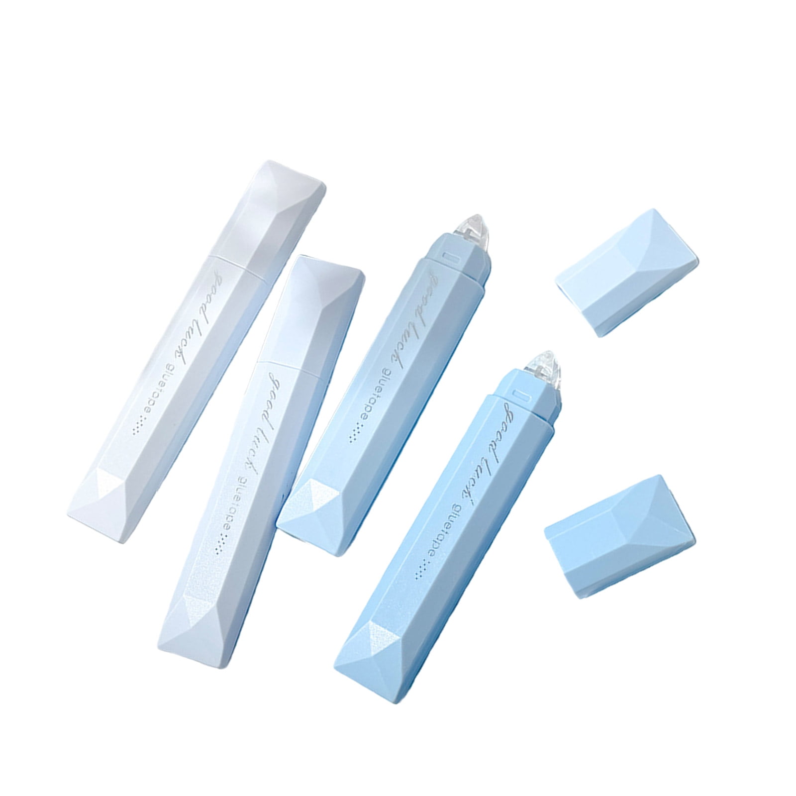 4Pcs Repositionable Adhesive Tape Runner 6mmX5M Adhesive Roller Clear ...