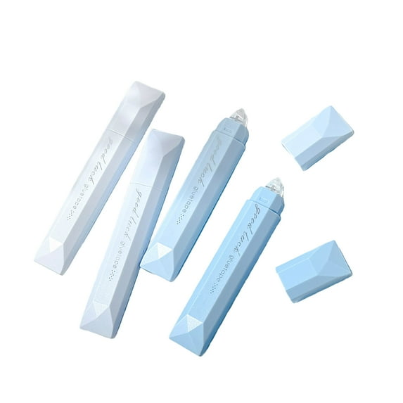 4Pcs Repositionable Adhesive Tape Runner 6mmX5M Adhesive Roller Clear ...