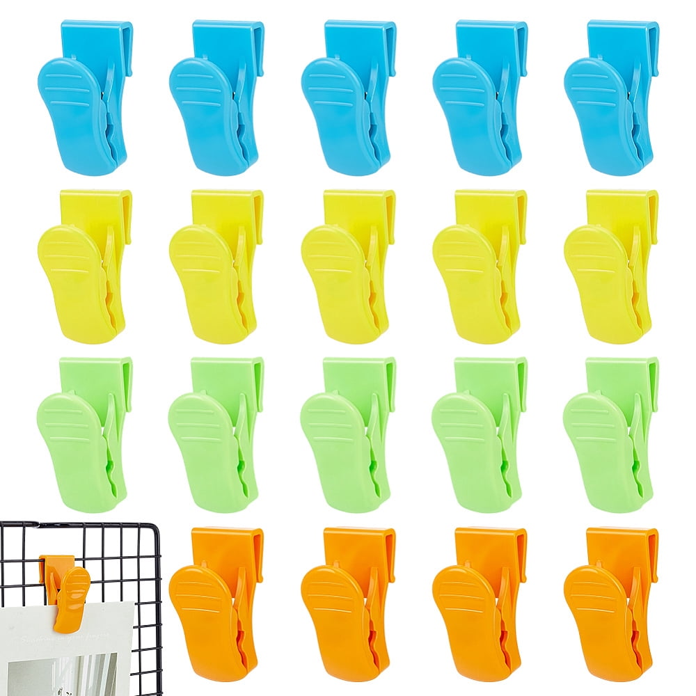 4Pcs Resin Refrigerator Liner Clips for Storage Dividers Hanging Clips ...