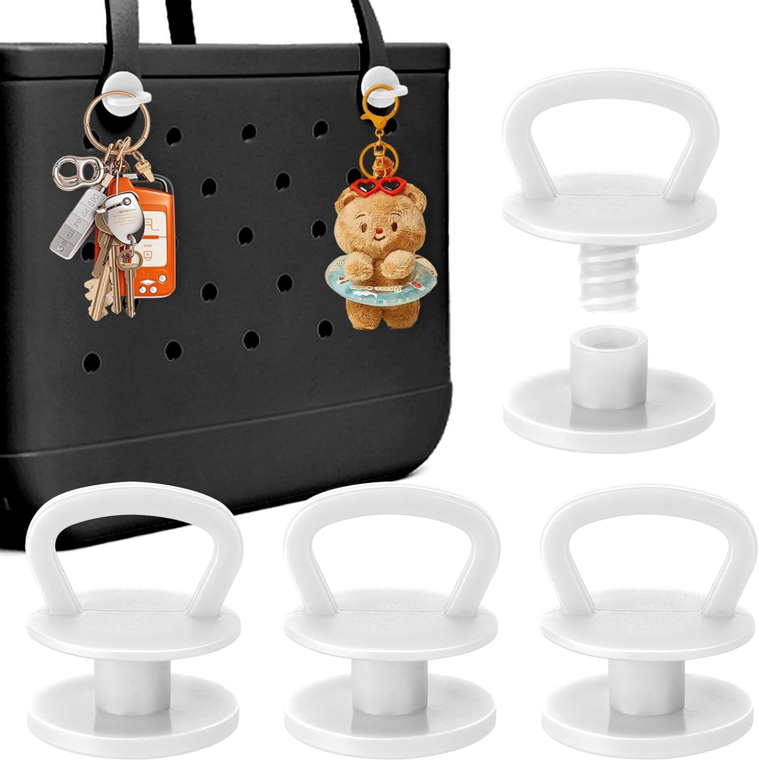 4Pcs Reuseable Replacement Buttons for Bogg Bag Strap, Rivets ...