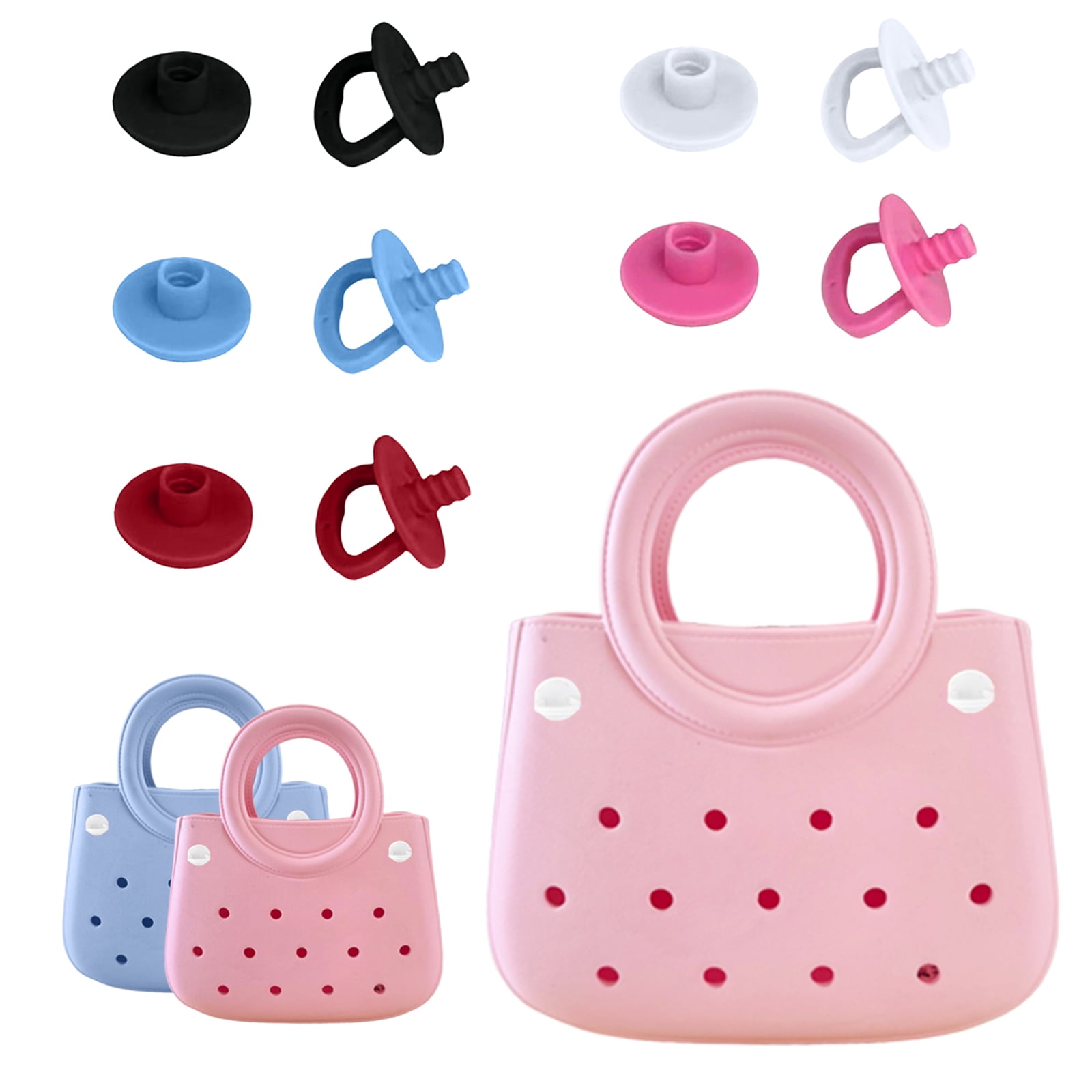 4Pcs Reuseable Replacement Buttons for Bogg Bag Strap,Rivets Compatible with Bogg Bag Handles ...