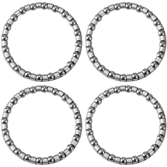 4Pcs Road Bike Headset Caged Ball Bearing Frame Front Fork Rear Retainers Race Cycling Headset ...