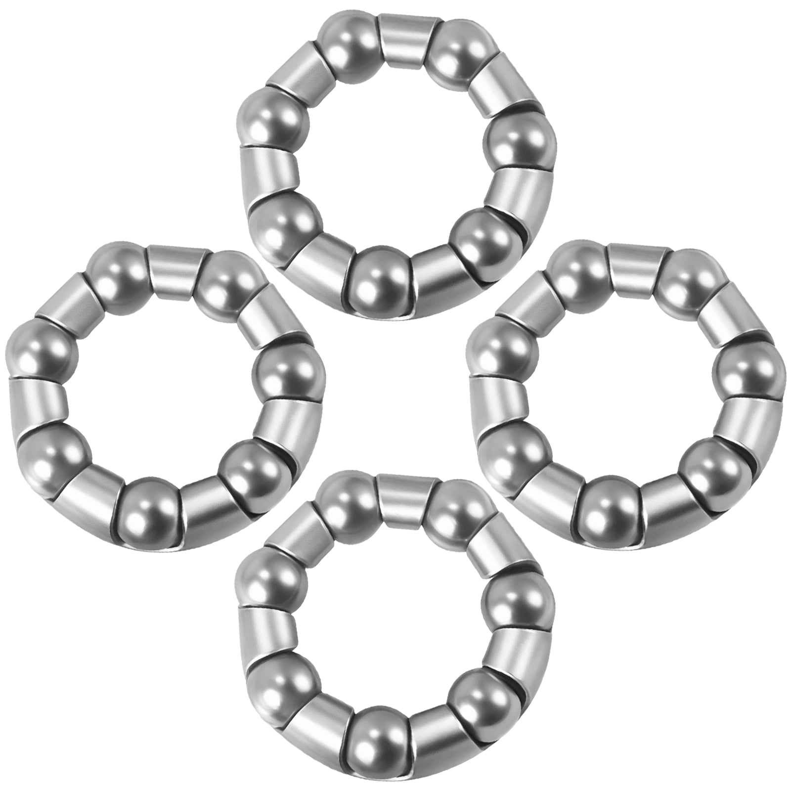 4Pcs Road Bike Headsets Caged Balls Bearing Frame Front Fork Rear ...