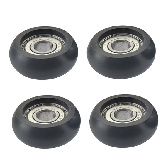 4Pcs Roller Wheels Long Lasting Sliding Bearing Wheel Pulleys for Gym ...