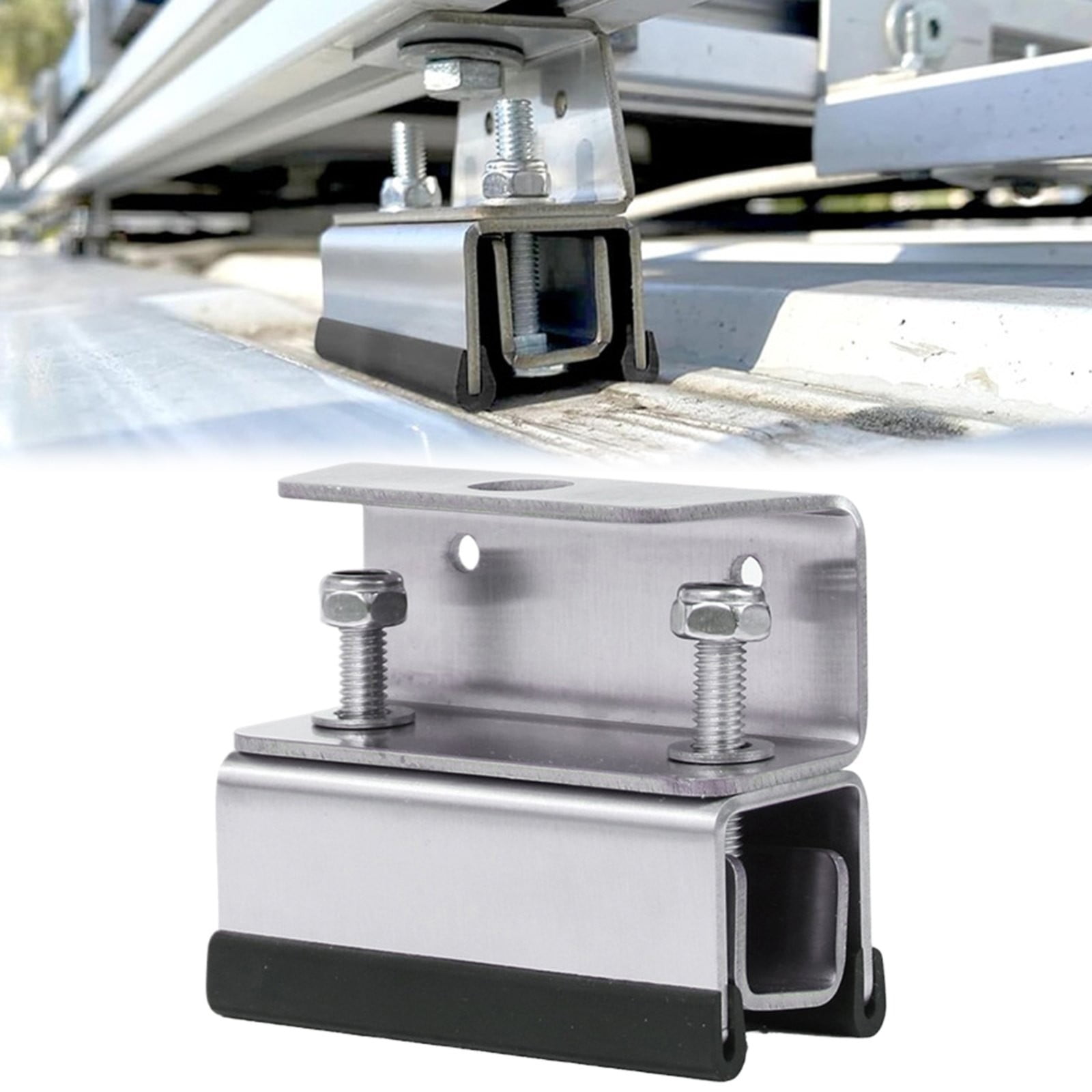 4Pcs Roof Rack Mount Kits Roof Mount Kit 304 Stainless Van Roof Rack ...