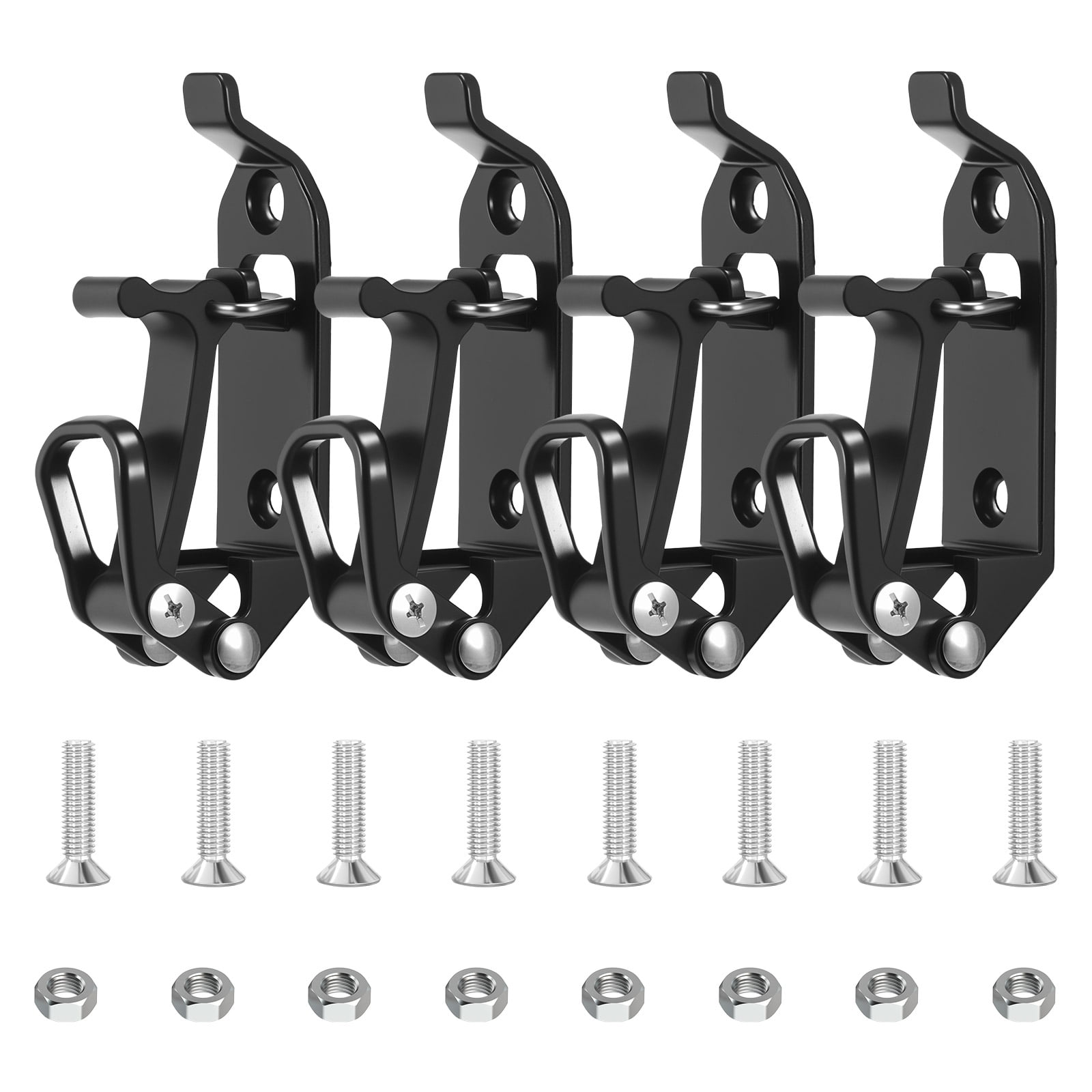 4Pcs Roof Rack Shovel Mount Zinc Alloy Axe Mounting Bracket Easy ...