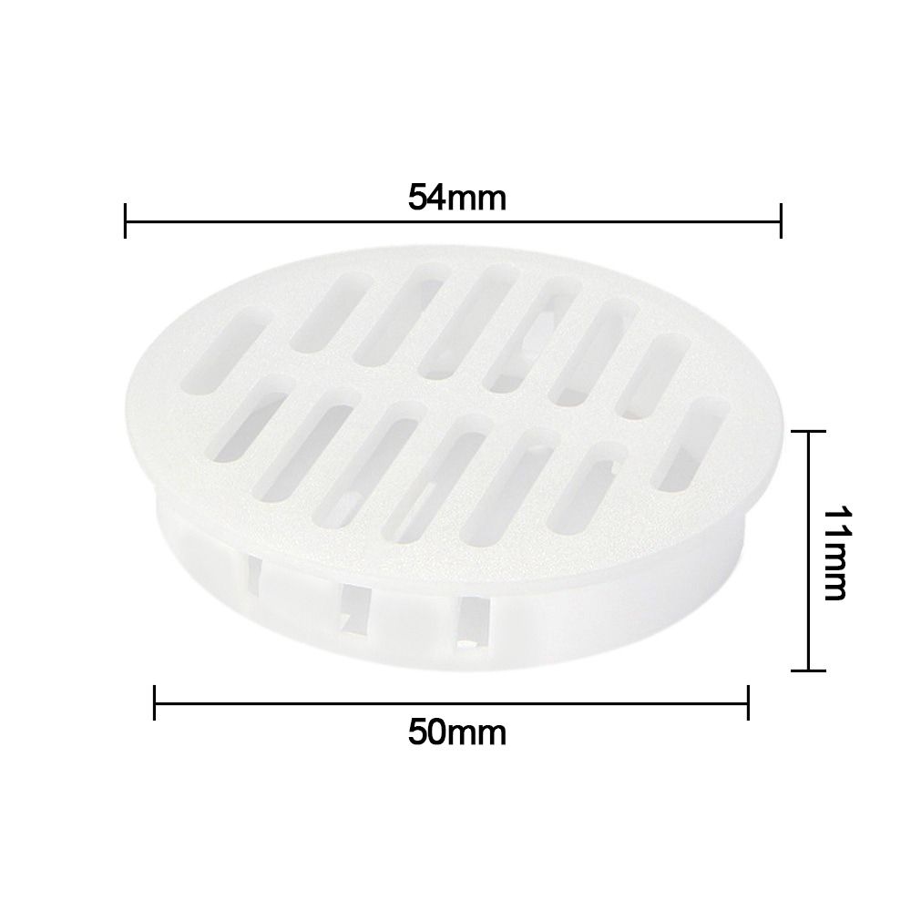 4Pcs Round Cabinet Air Duct Vent Plastic Louver Mesh Hole Plug ...