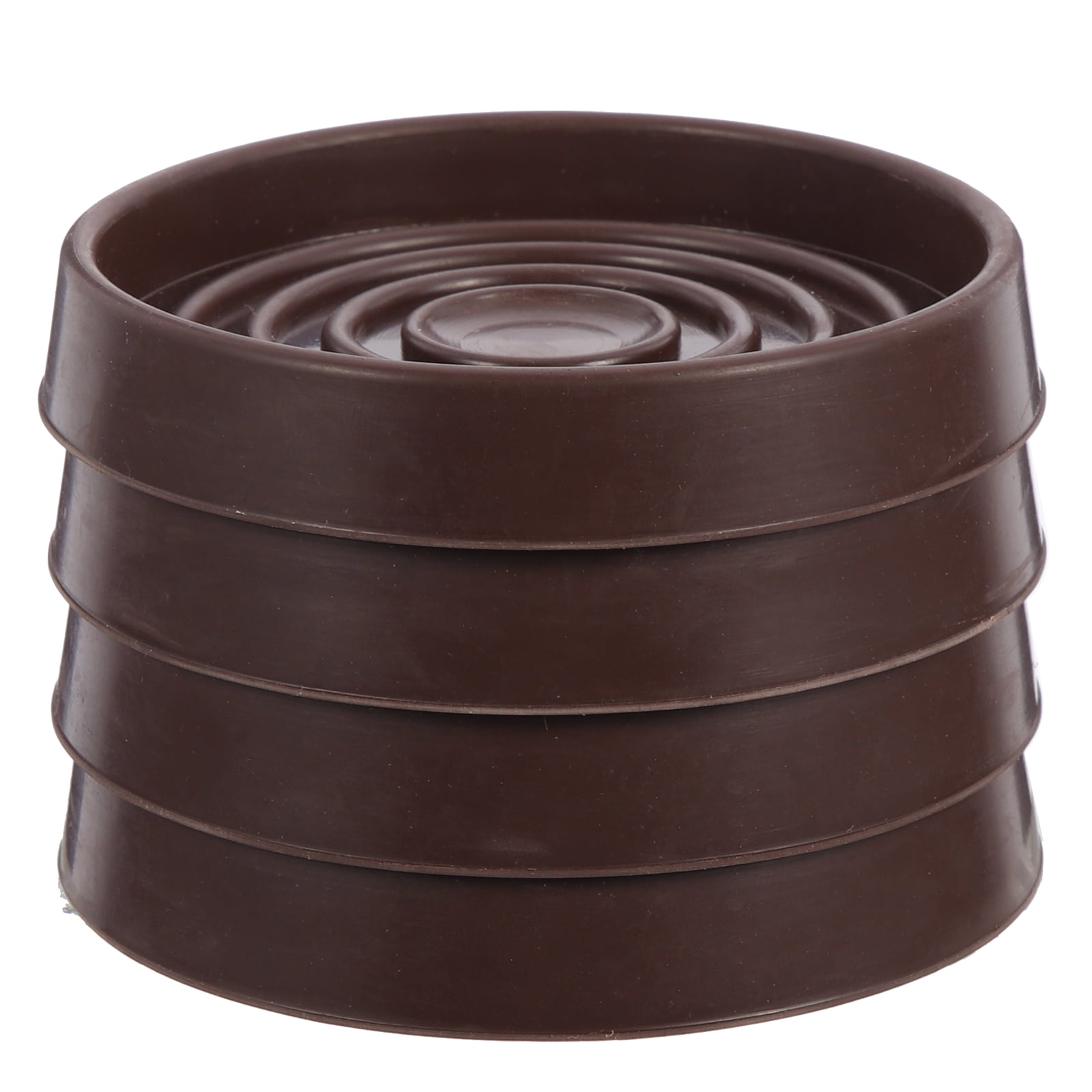 4Pcs Round Furniture Coasters Rubber Furniture Feet Cups Furniture ...