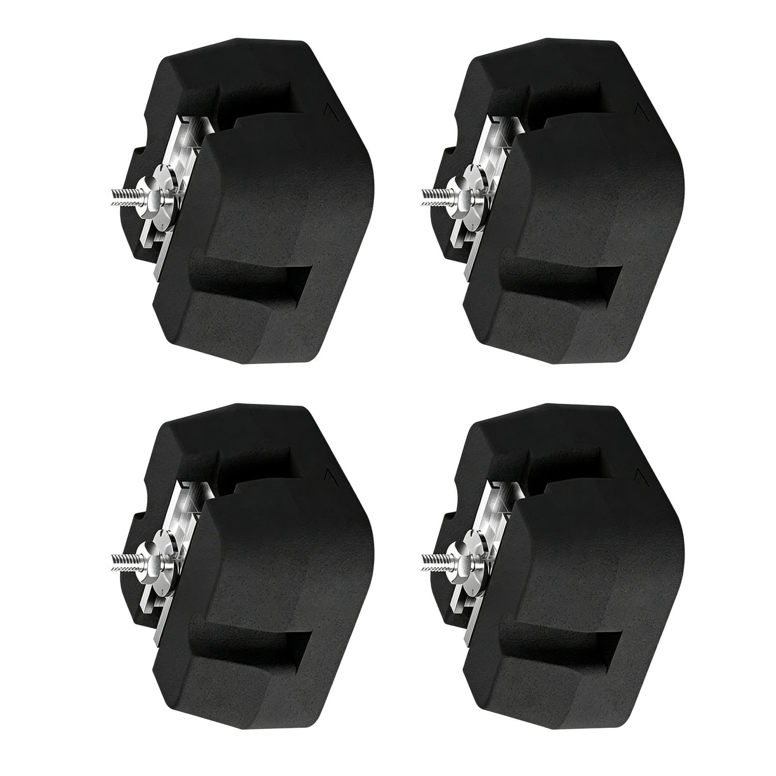 4Pcs Rubber Air Conditioning Rubber Mount Raised Base Shock Pads Anti ...