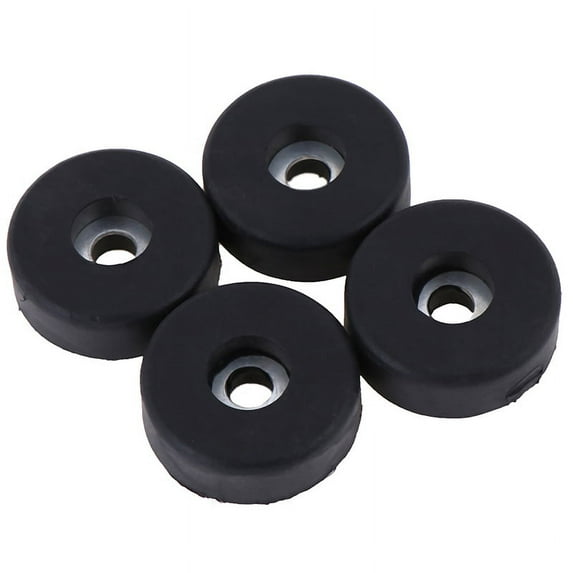 4Pcs Rubber Bumpers Embedded Washer Feet Pad Instrument Holder 30x10mm ...
