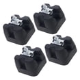 4Pcs Rubber Floor Mounting Base Pad Ductless Split Air Conditioning ...