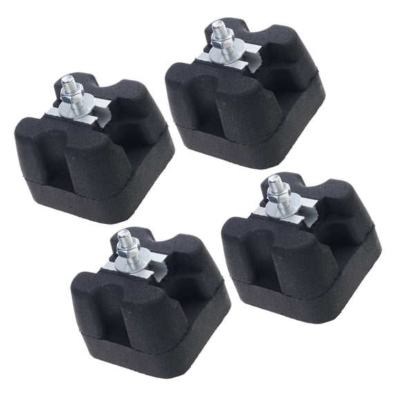 4Pcs Rubber Floor Mounting Base Pad Ductless Split Air Conditioning ...