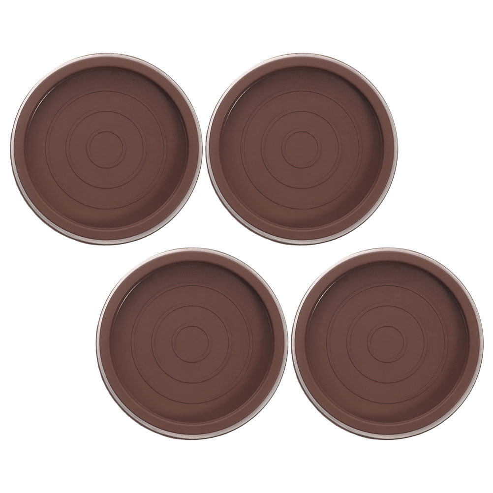 4Pcs Rubber Furniture Coasters Rubber Furniture Cups Chair Wheel ...