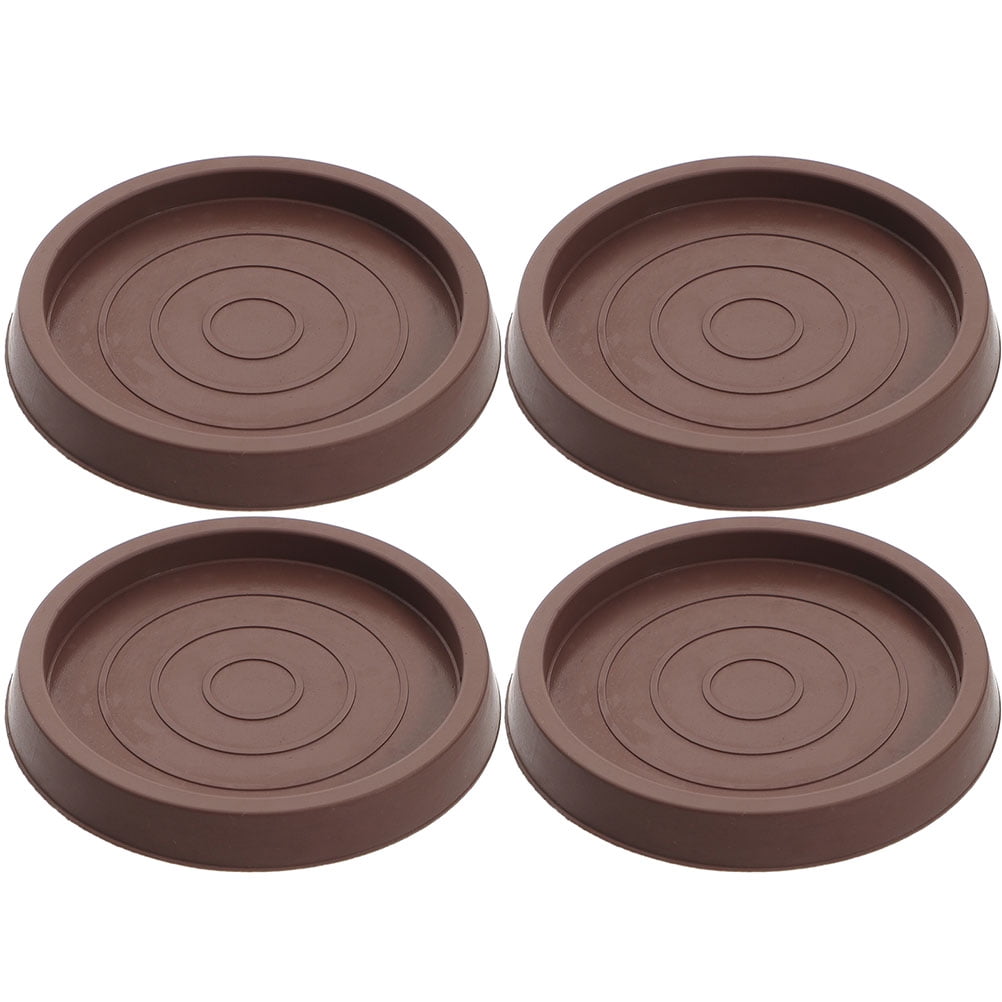 CIMAXIC Round Furniture Pads Coaster Rubber Brown Furniture Feet Pad ...