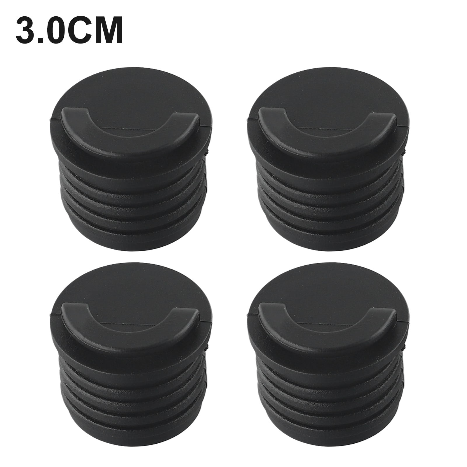 4Pcs Rubber Kayak Marine Boat Scupper Stopper Drain Holes Plugs Rafting ...