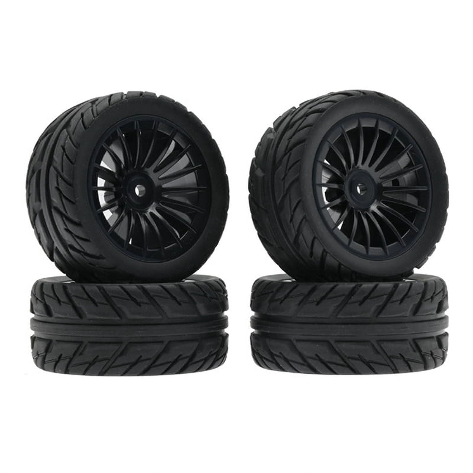 4Pcs Rubber Tire Tyre Wheel for SG1603 1/16 RC Car Upgrades Parts ...