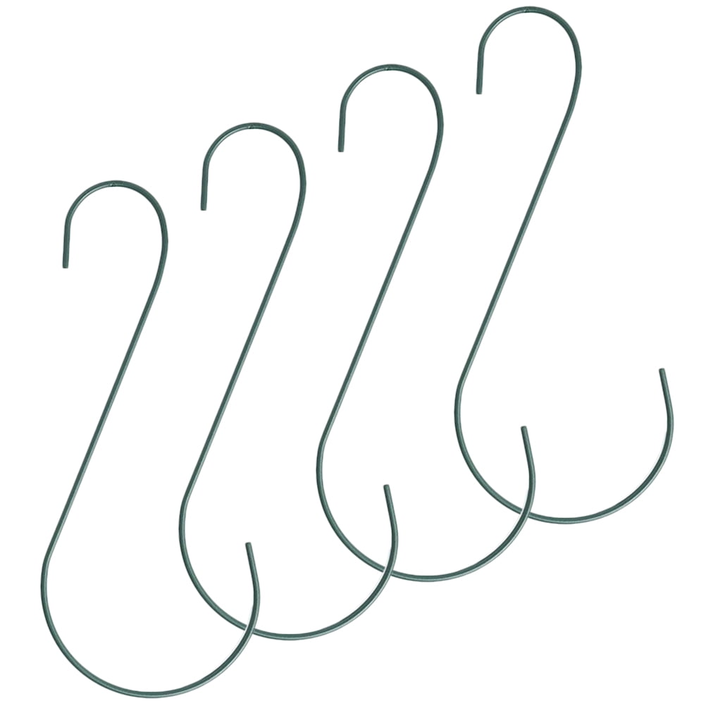 4Pcs S-Shaped Hangers Hook Bird Feeder Hooks Plant Hanger Tree Branch ...