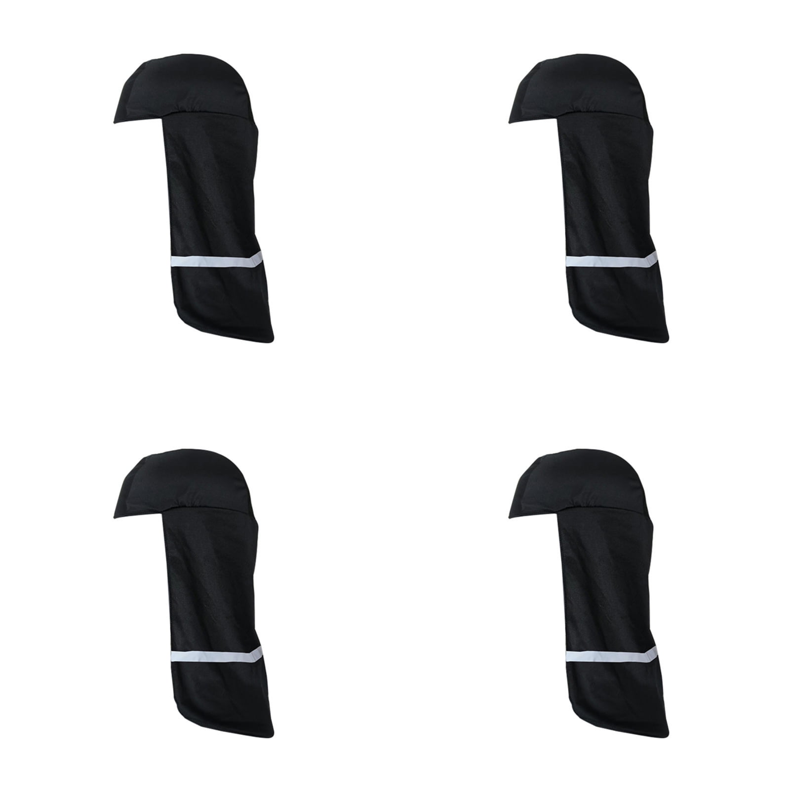 4Pcs Safety Liners Sun Shade Protective Neck Cover Reflective Elastic ...