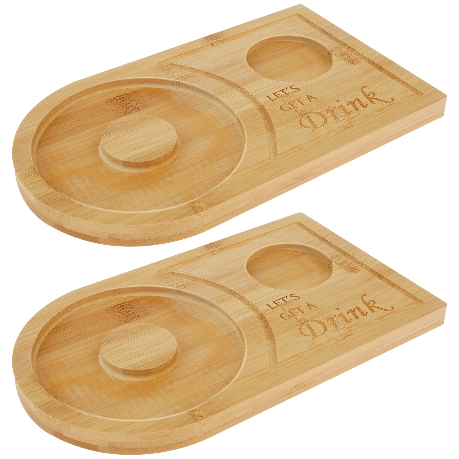 4Pcs Salt Rimmer Food Grade Bamboo Wood Sugar Rimmer Sturdy Effortless ...