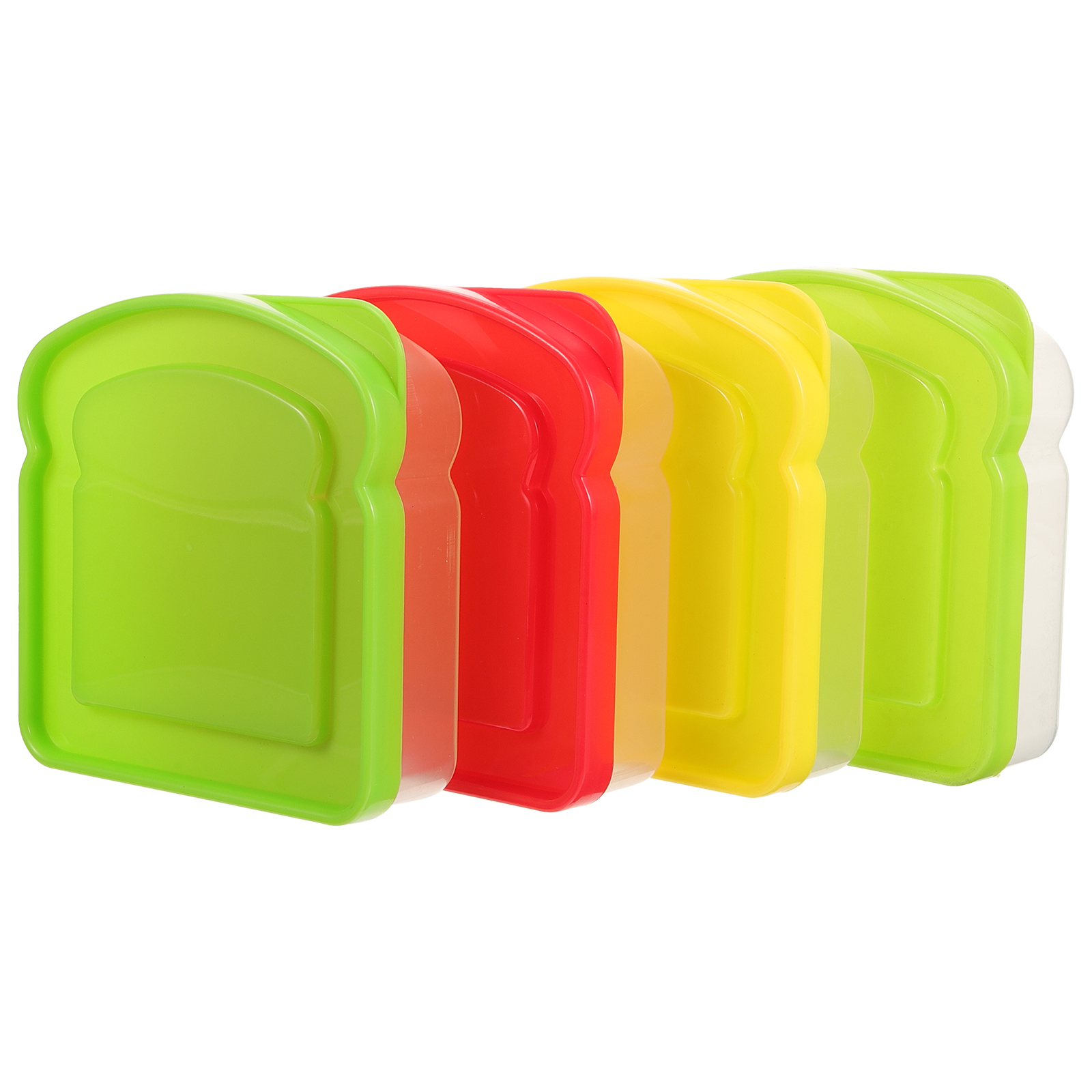 4Pcs Sandwich Container Toast Containers For Lunch Boxes Sandwich ...