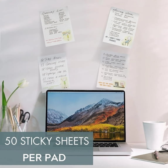 4Pcs Sarcastic Office Notepad Under $5! Yannianjz Sarcastic Office ...