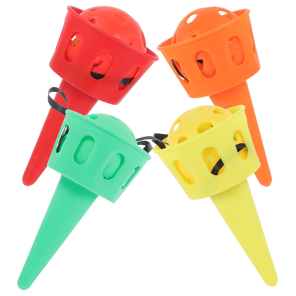 4Pcs Scoop Ball Toys Throw Chuck Ball Toy Outdoor Activities Ball for ...