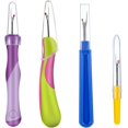 4Pcs Seam Ripper Tools Set, Colorful Seam Rippers with Protective Cap ...