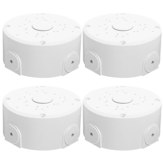 4Pcs Outdoor Security Camera Junction Box with Protective Plastic ...