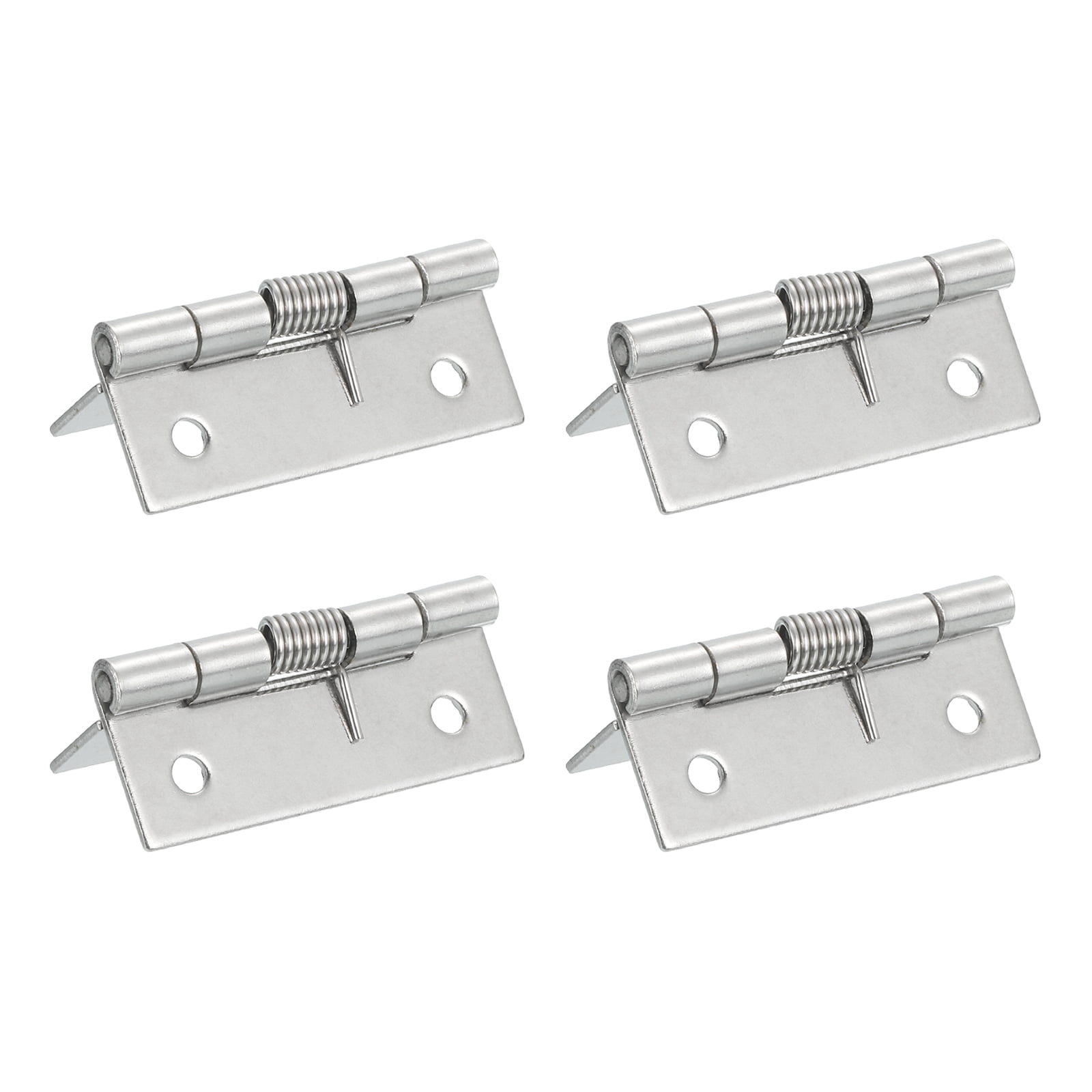 4Pcs Self-Closing Door Hinges, 2" 304 Stainless Steel Spring Hinge ...