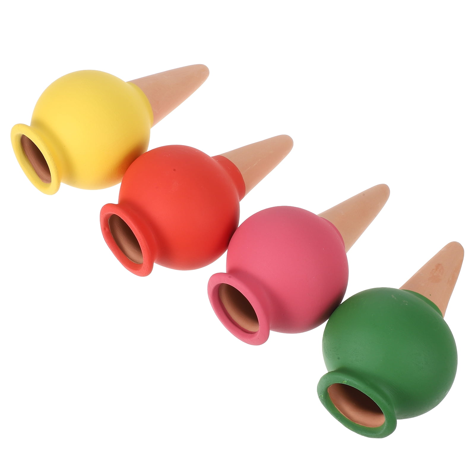 4Pcs Self Watering Plant Accessories Ceramic Watering Spikes Automatic ...
