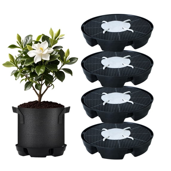 4Pcs Self-Watering Plant Saucers for Indoors,Plant Saucer Stand Auto ...