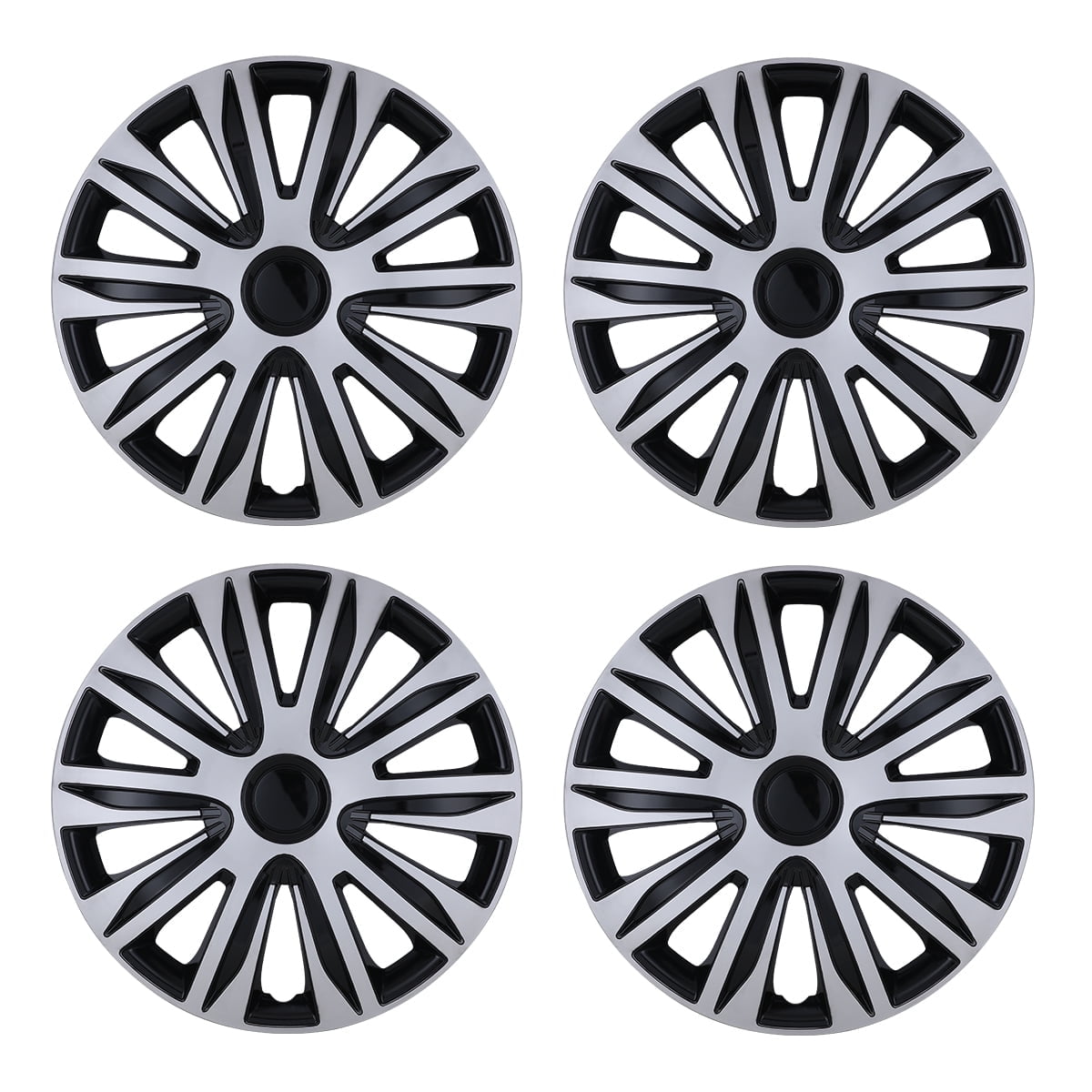 4Pcs Set 14" Universal Hubcaps Wheel Rim Covers for Steel Wheels,Snap ...
