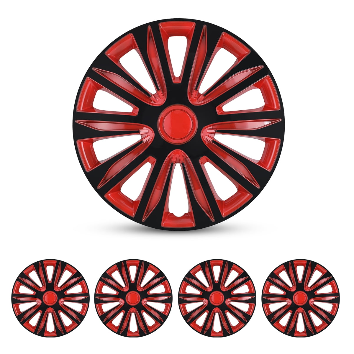 4Pcs Set 14" Universal Wheel Rim Cover Replacement,Compatible With ...