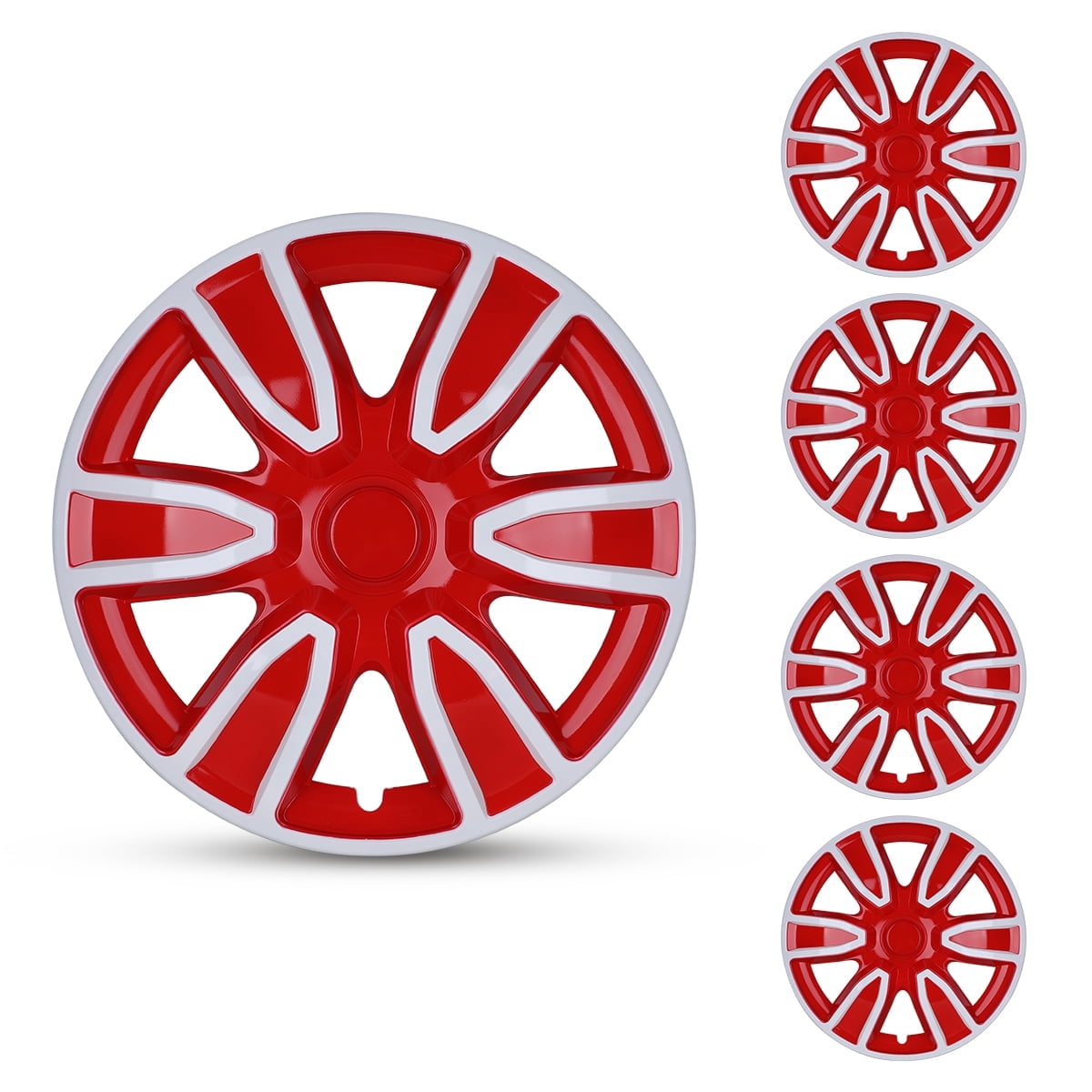 4Pcs Set 14" Universal Wheel Rims Cover Hubcaps,Snap on Car Truck SUV ...