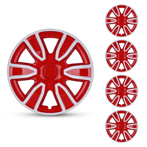 4Pcs Set 14" Universal Wheel Rims Cover Hubcaps,Snap on Car Truck SUV ...