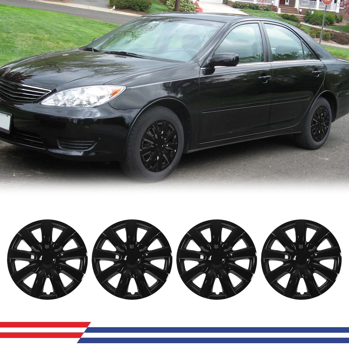 (4Pcs/Set)15" Hubcaps Steel Wheel Rims Cover Fit for 2002-2006 Toyota ...