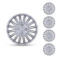 4Pcs Set 15" Universal Hubcap,Wheel Rim Cover Exterior Accessories,Snap ...