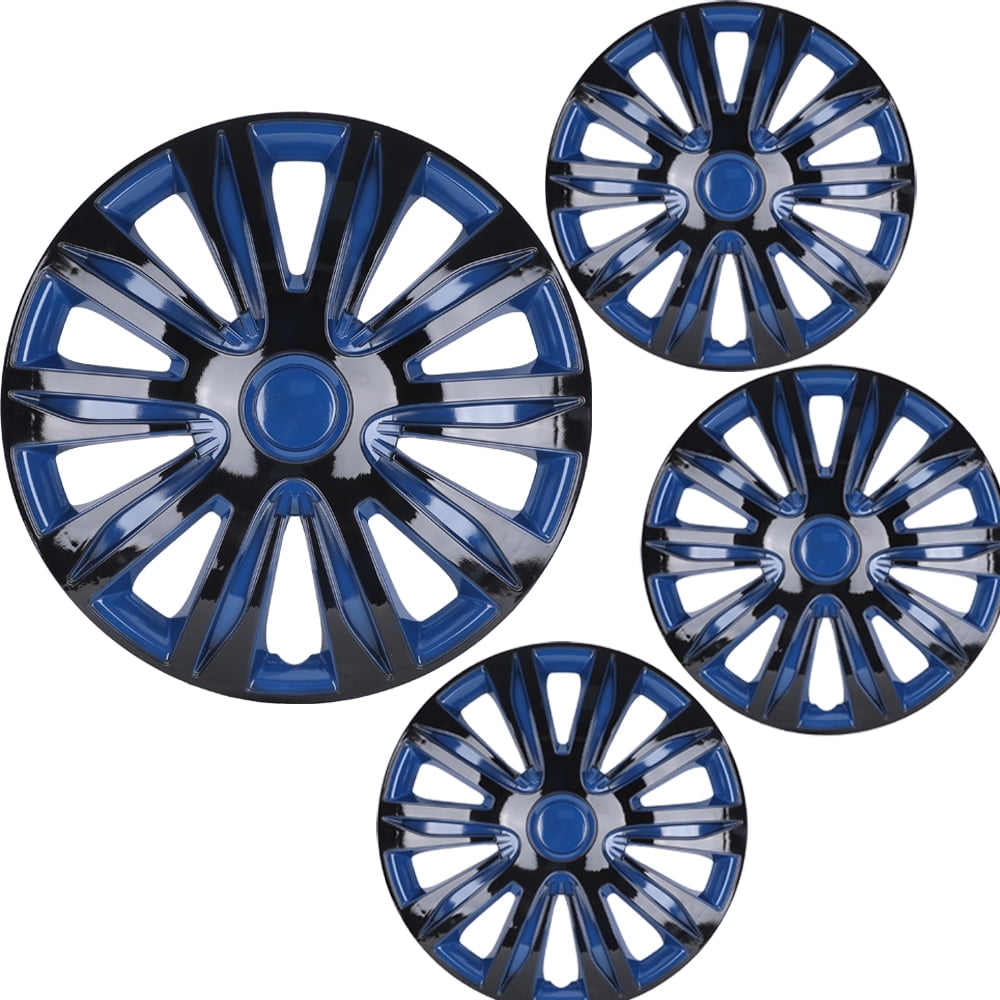 4Pcs Set 16" Universal Hubcaps Wheel Rim Covers for Steel Wheels,Snap ...