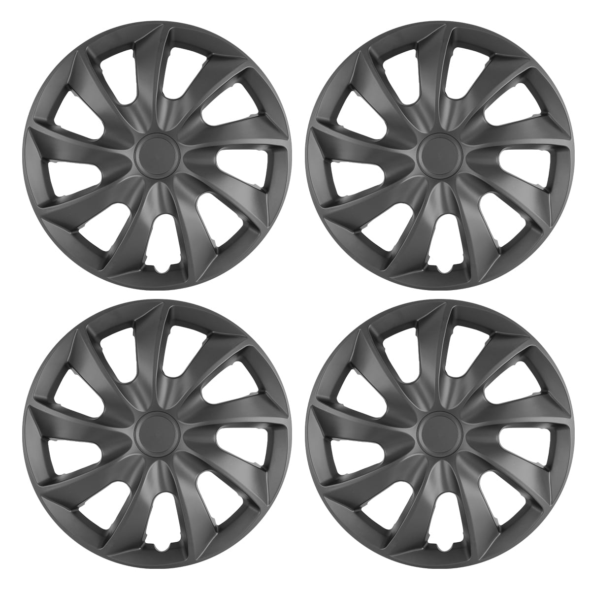 4Pcs Set 17" Universal Wheel Rim Cover Hubcaps Compatible with Steel ...