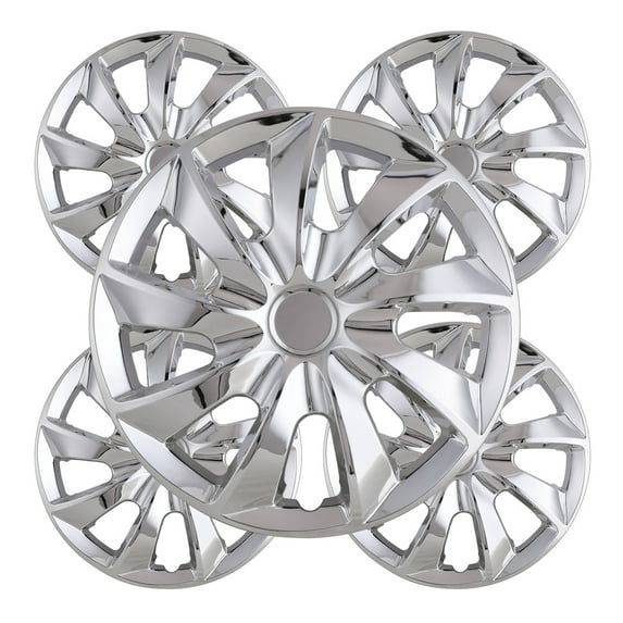 4Pcs Set 17" Universal Wheel Rim Cover Hubcaps Compatible with Steel ...