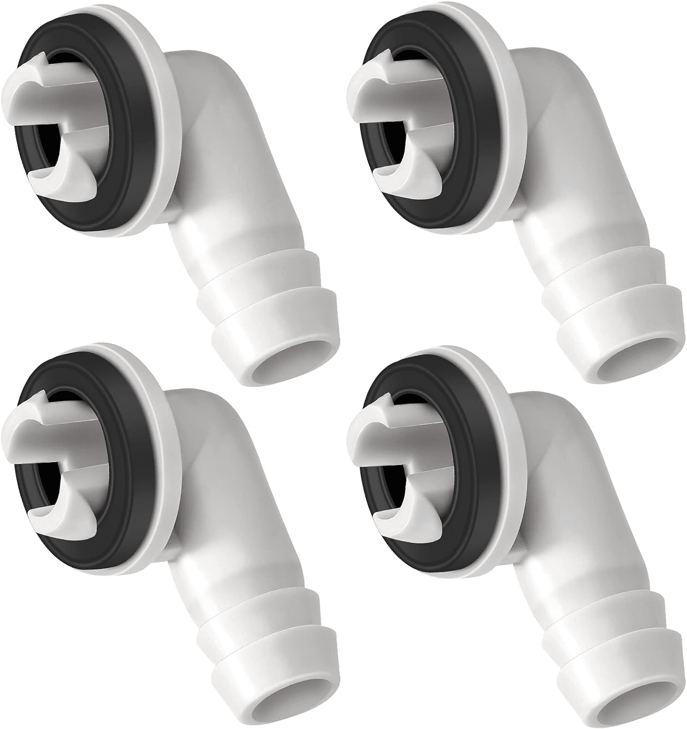 4Pcs/Set Air Conditioner Drain Connector Air Conditioner Drain Hose ...