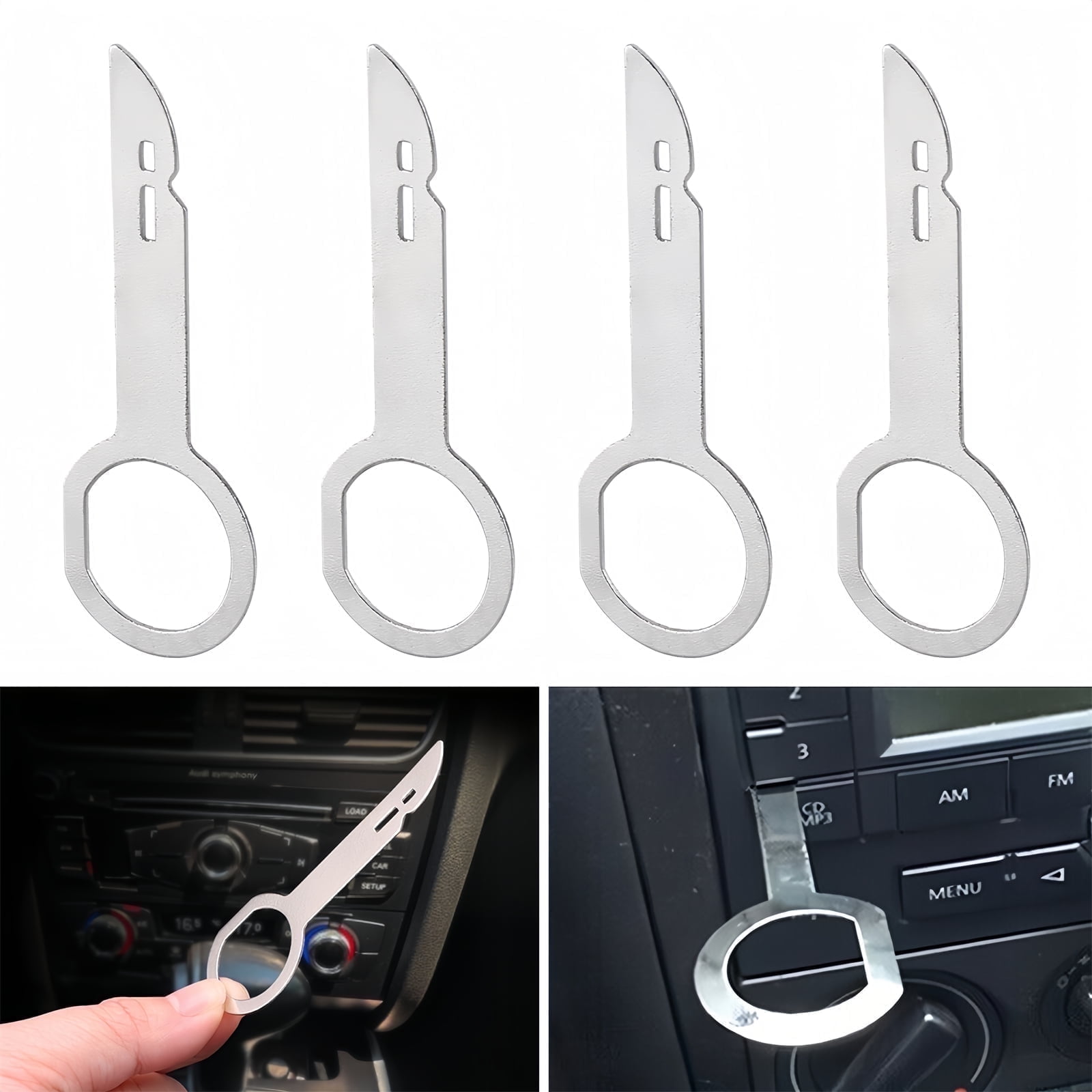 4Pcs/Set Car Stereo Radio Removal Release Tool Keys For Mercedes-Benz ...