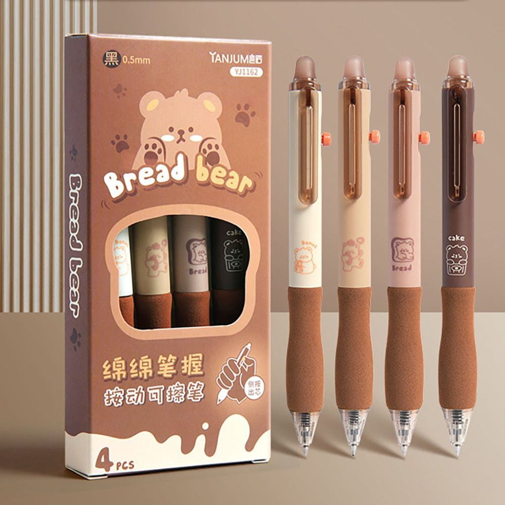4Pcs/Set Cute 0.5mm Student Gifts Magic Pens Gel Pens Plastics Cartoon ...