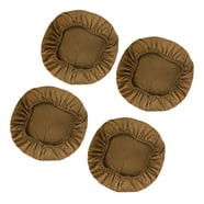 Saloniture 2-Pack Round Stool Seat Cover, 15-1/2 Inch Waterproof ...