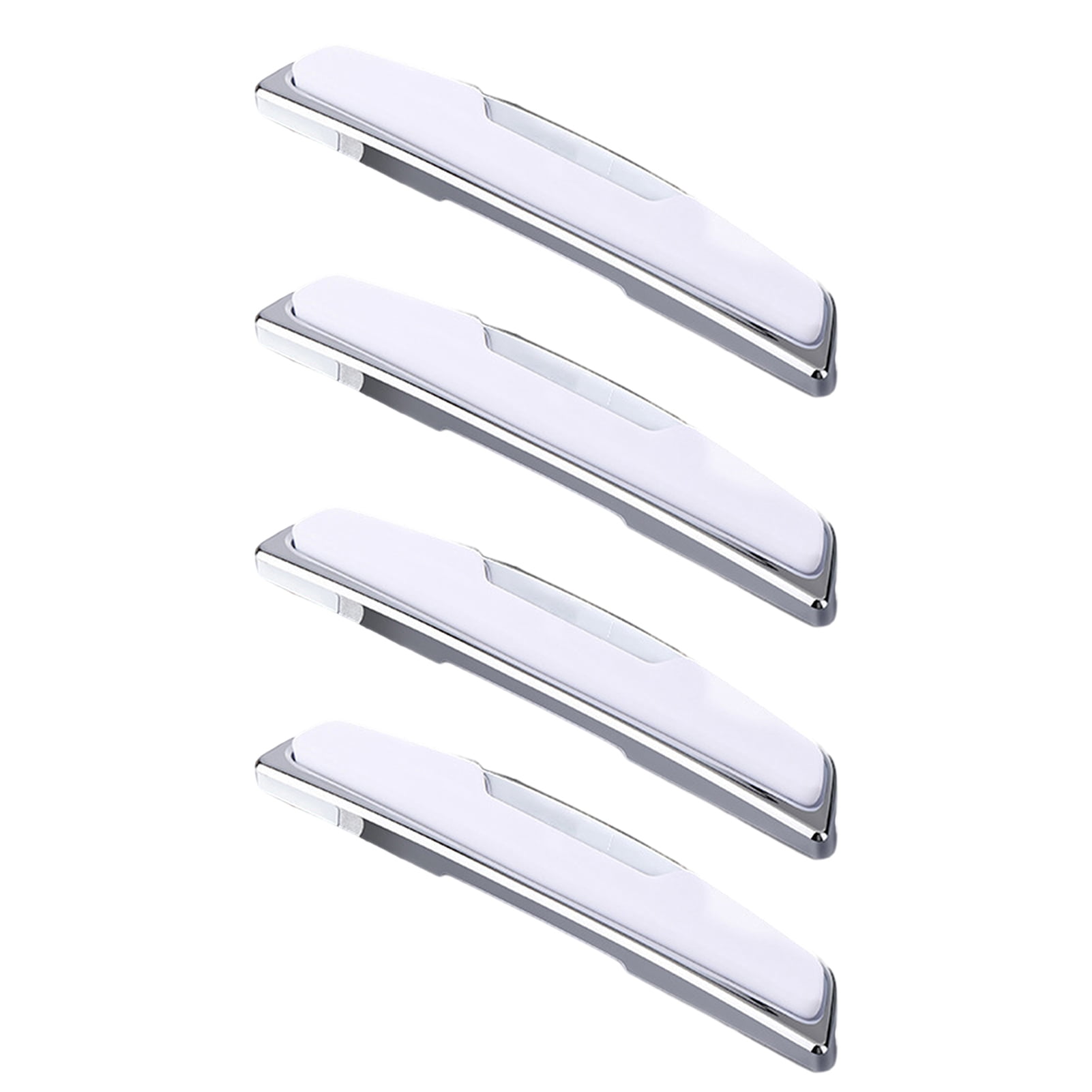 4Pcs/Set High Glossy Slim Door Edge Guards Bumper Protector Trim Black ...