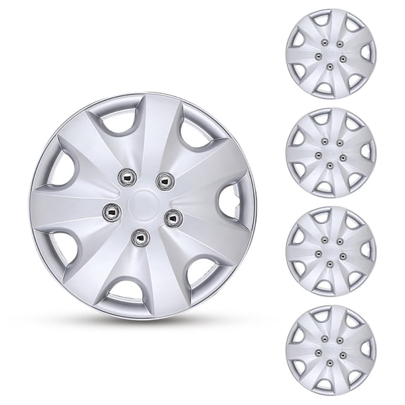 4Pcs Set Hubcap,13 inch Universal Wheel Rim Cover Replacement ...