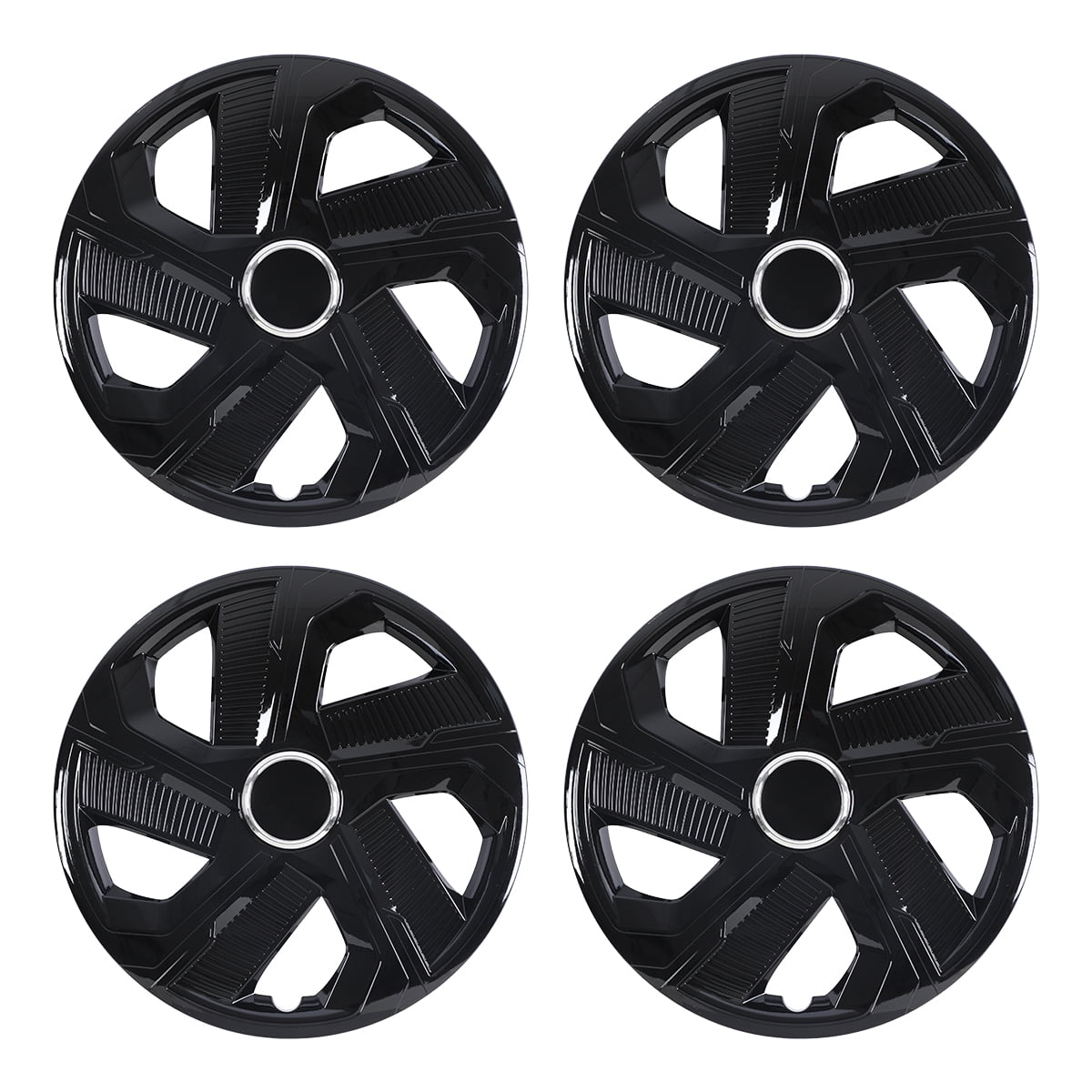 4Pcs Set Hubcap,14" Universal Hubcaps Compatible with Steel Wheel Rims ...