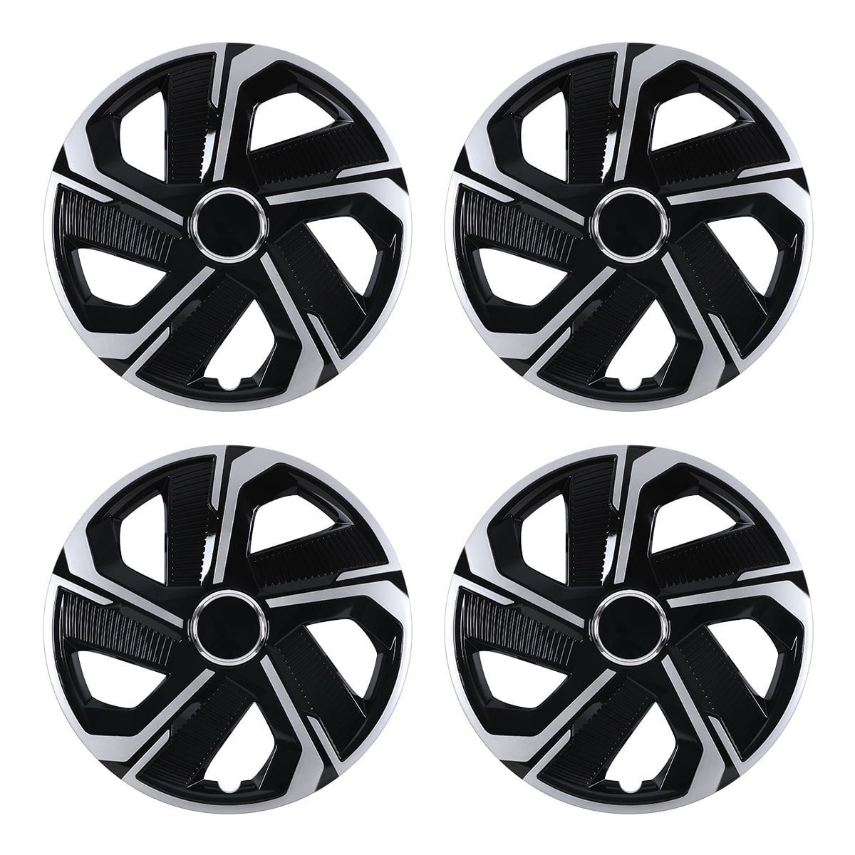 4Pcs Set Hubcap,17" Universal Hubcaps Compatible with Steel Wheel Rims ...