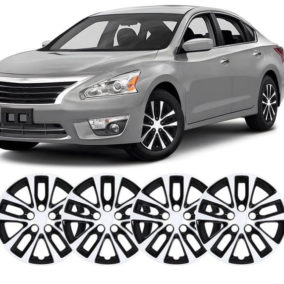4Pcs Set Hubcap Wheel Cover Replacement,16" Wheel Rim Cover Compatible ...